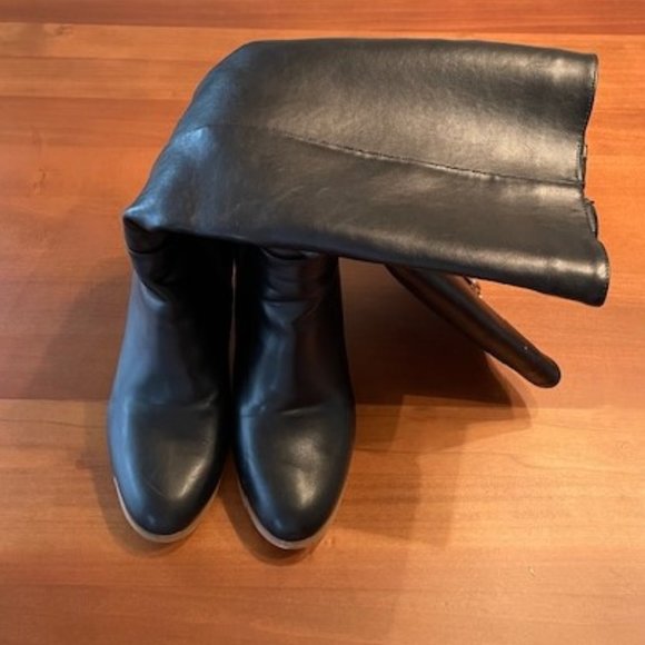 Boston Design Studio | Shoes | Boston Design Studio Tall Black Boots ...
